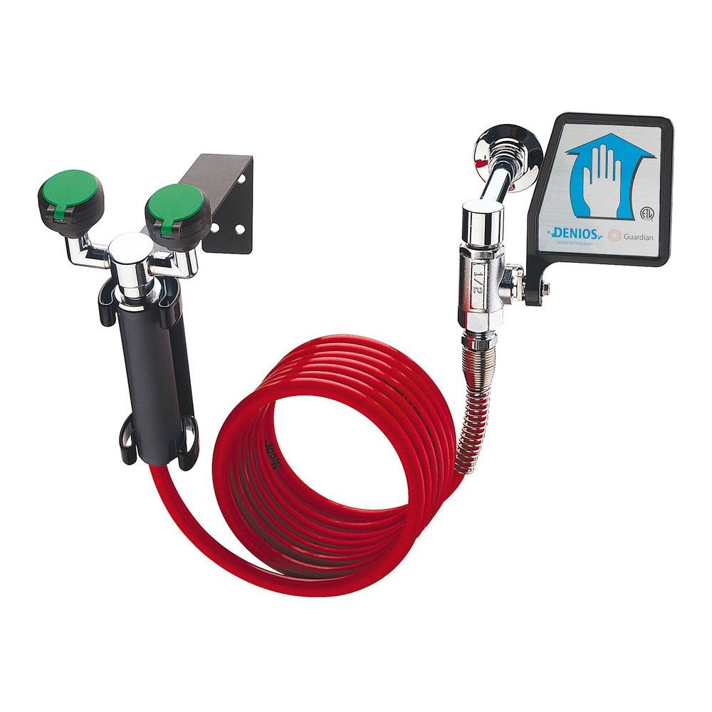 Augendusche G 5014, zur Wandbefestigung, mit 2 Sprühköpfen, 3,5 m ...